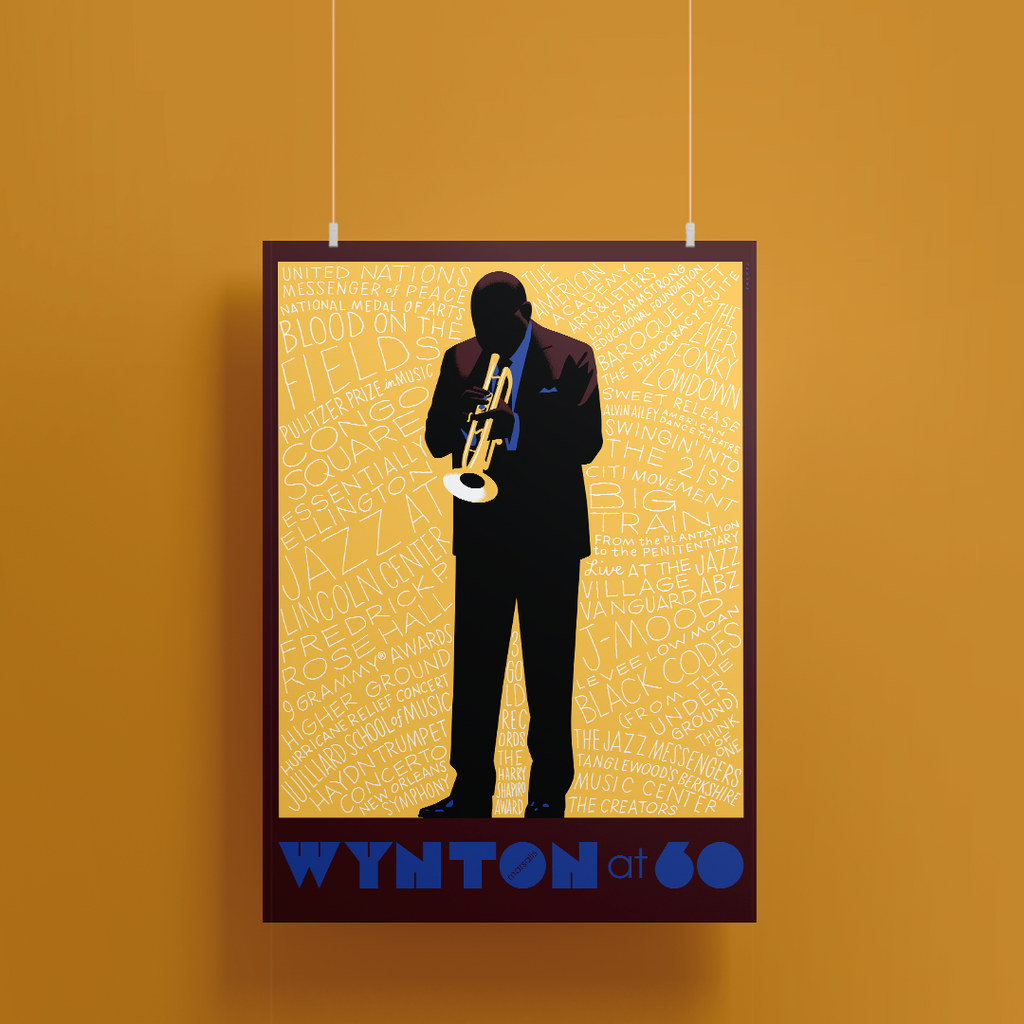 Wynton at 60 Signed Posters – Jazz at Lincoln Center Shop